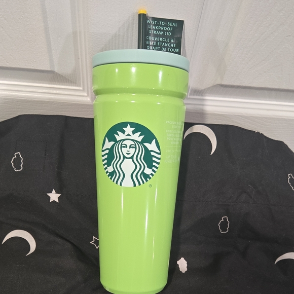Starbucks | Dining | Starbucks 225 Green Stainless Steel Cold Cup ...